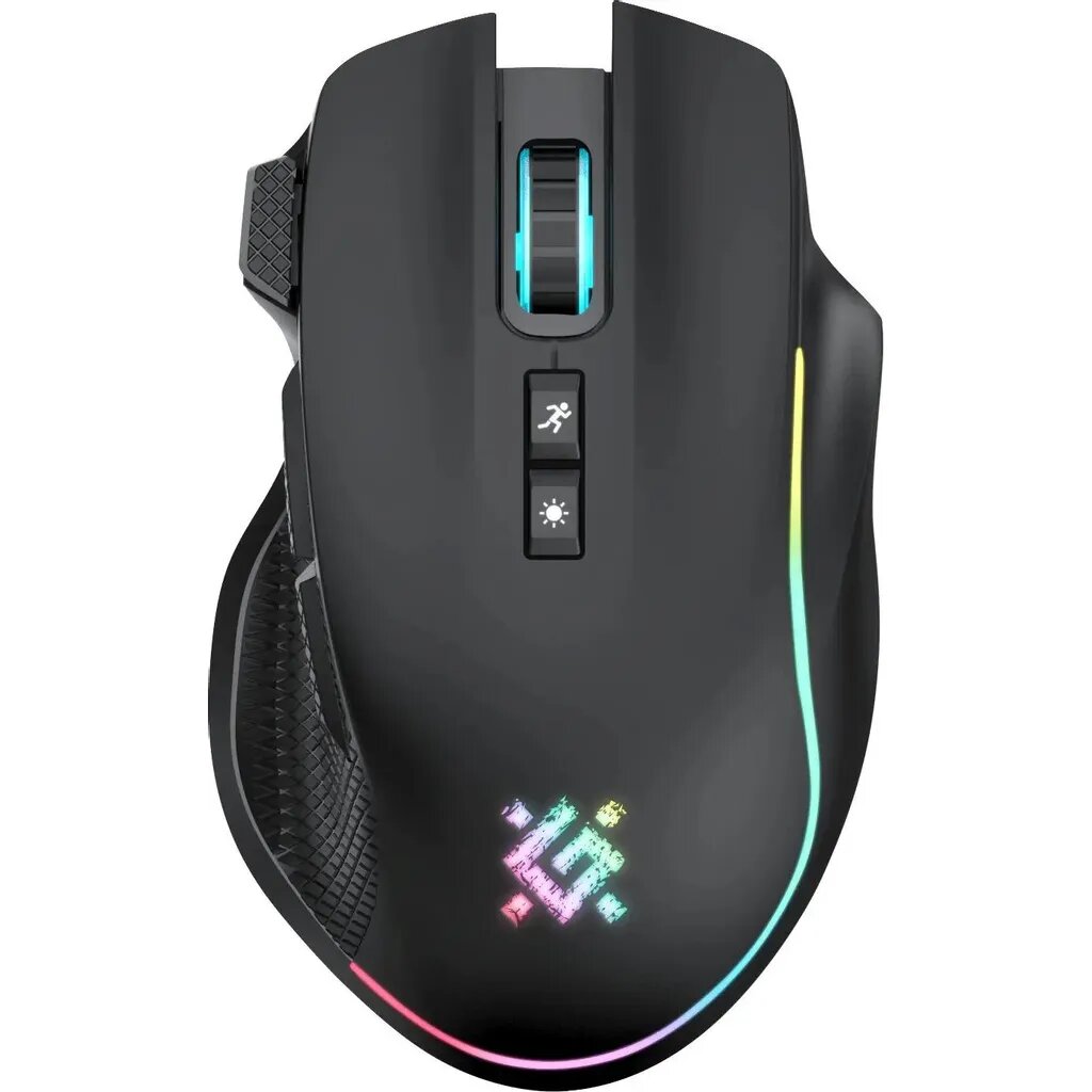 Мышь беспроводная Defender Thunder GM-213, игровая, радио, оптическая, USB, 1600dpi, черный [52213]