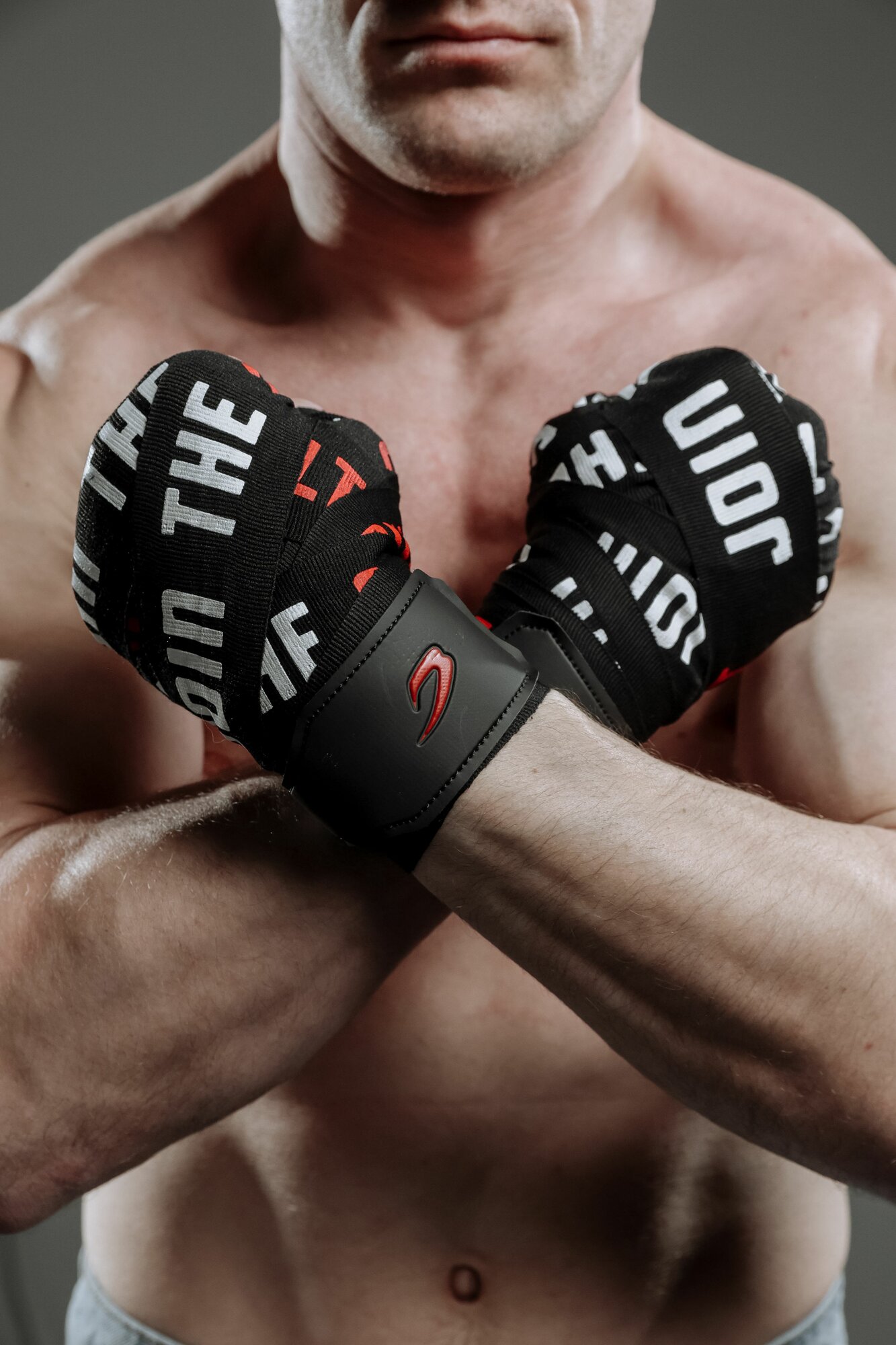 Бинты боксерские Boxraw TOP DOG x BOXRAW 4.5m, черный