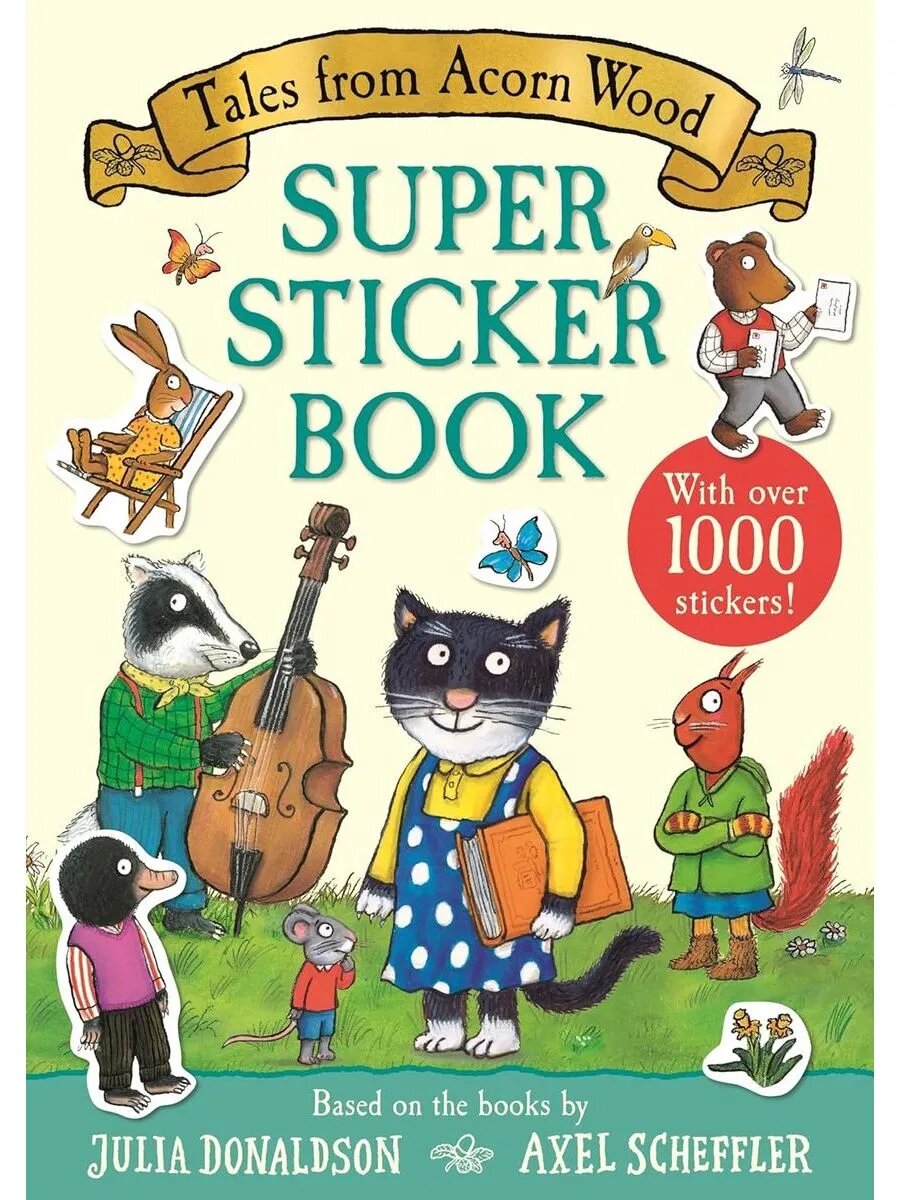 Tales from Acorn Wood Super Sticker Book наклейки | Macmillan