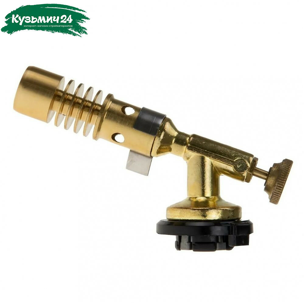 Горелка газовая Tulips Tools IG13-058, для цангового баллона, латунь