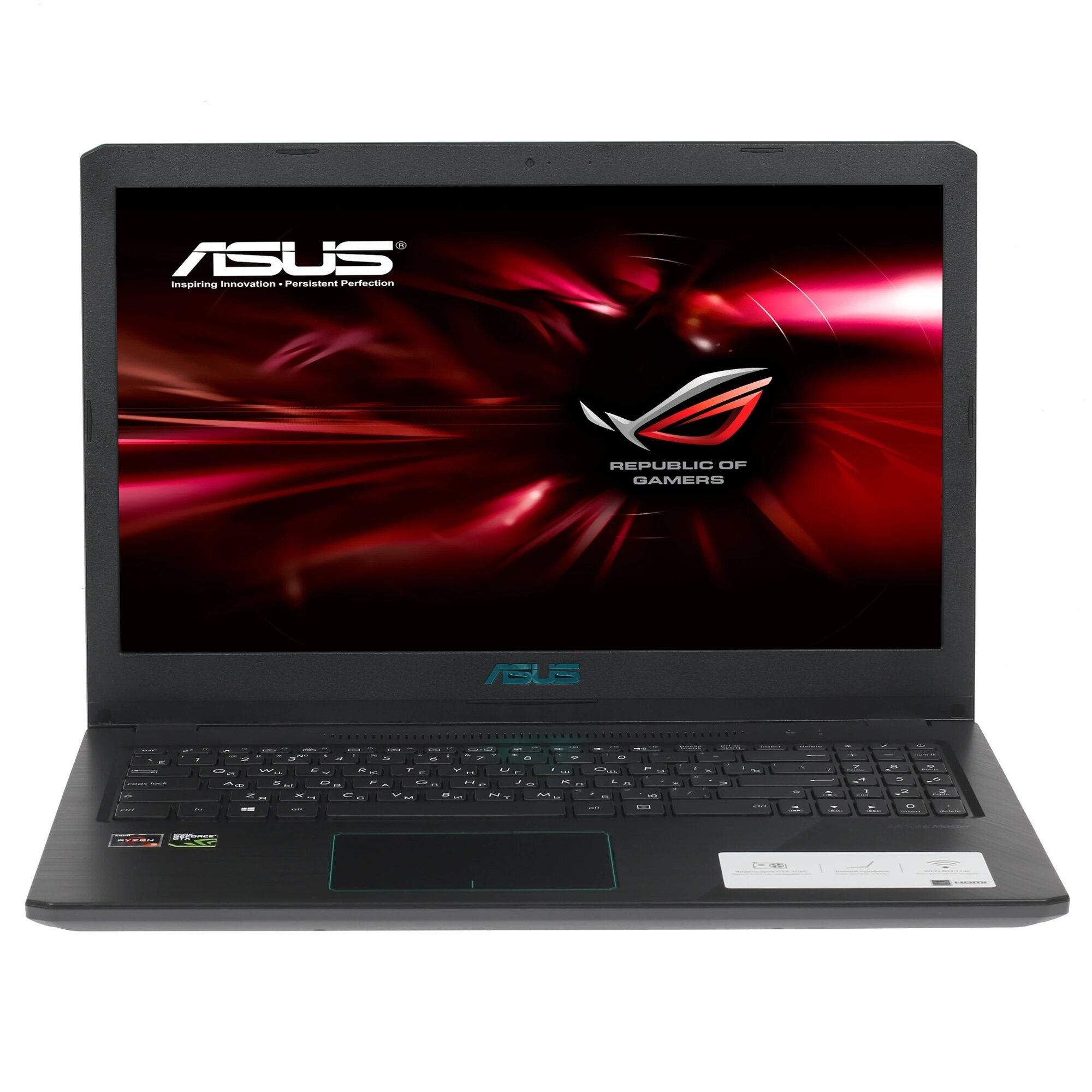 15.6" Ноутбук ASUS (F570ZD-DM102)(FHD) AMD Ryzen 5 2500U(2.0)/8192/1Tb/NV GTX1050 2Gb