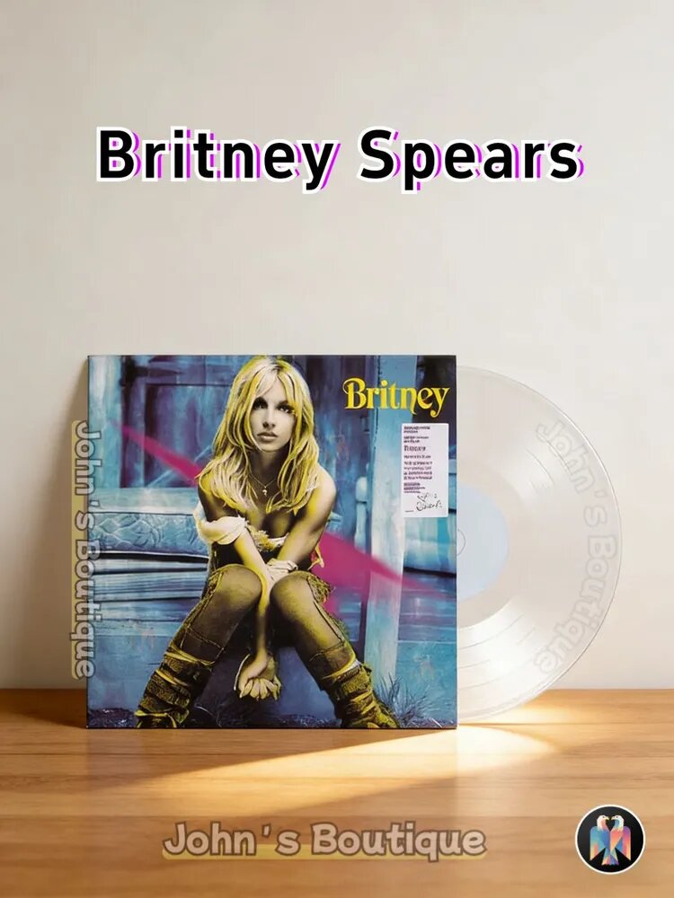 Britney Spears LP, Виниловая пластинка 12", прозрачный винил