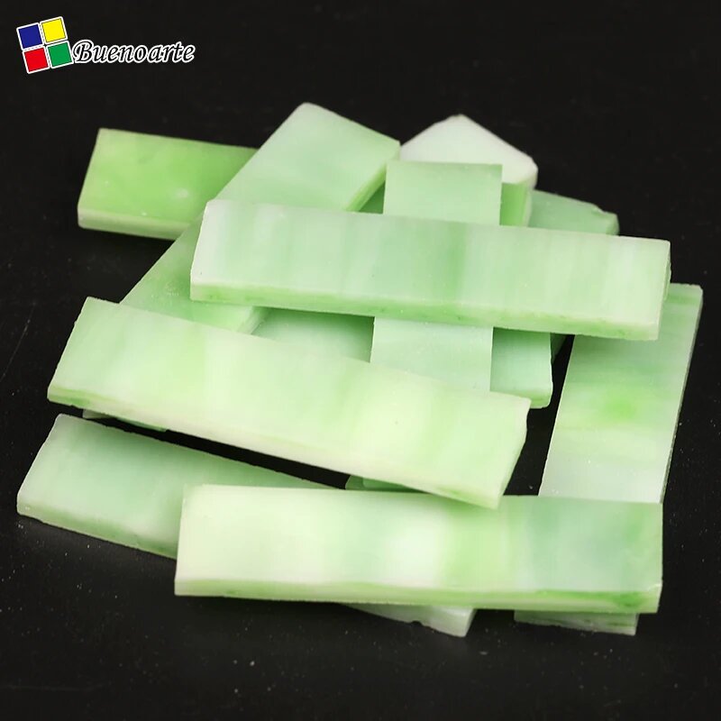 Витражное стекло для мозаики Буеноде Изумрудный, SF30b