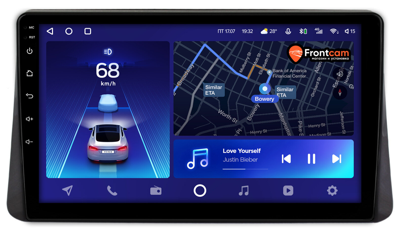Штатная магнитола Mitsubishi Eclipse Cross 2017-2024 Teyes CC2 PLUS 6/128 10" RM-1080 Android 10 (4G-SIM, DSP, QLed)