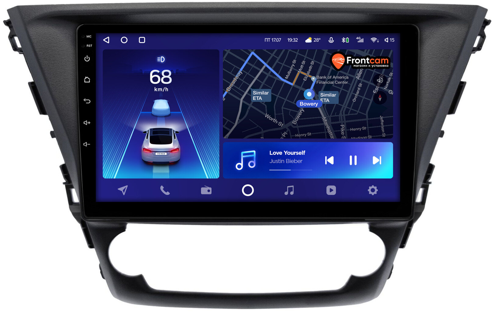 Штатная магнитола Teyes CC2 PLUS 6/128 10" RM-10-0519 Toyota Avensis 3 2015-2018 Android 10 (4G-SIM, DSP, QLed)