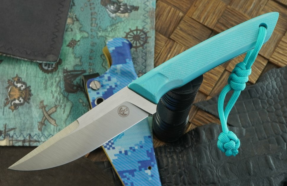 Семь Ножей Slim, сталь Bohler N690, cryo, рукоять тиффани G-10