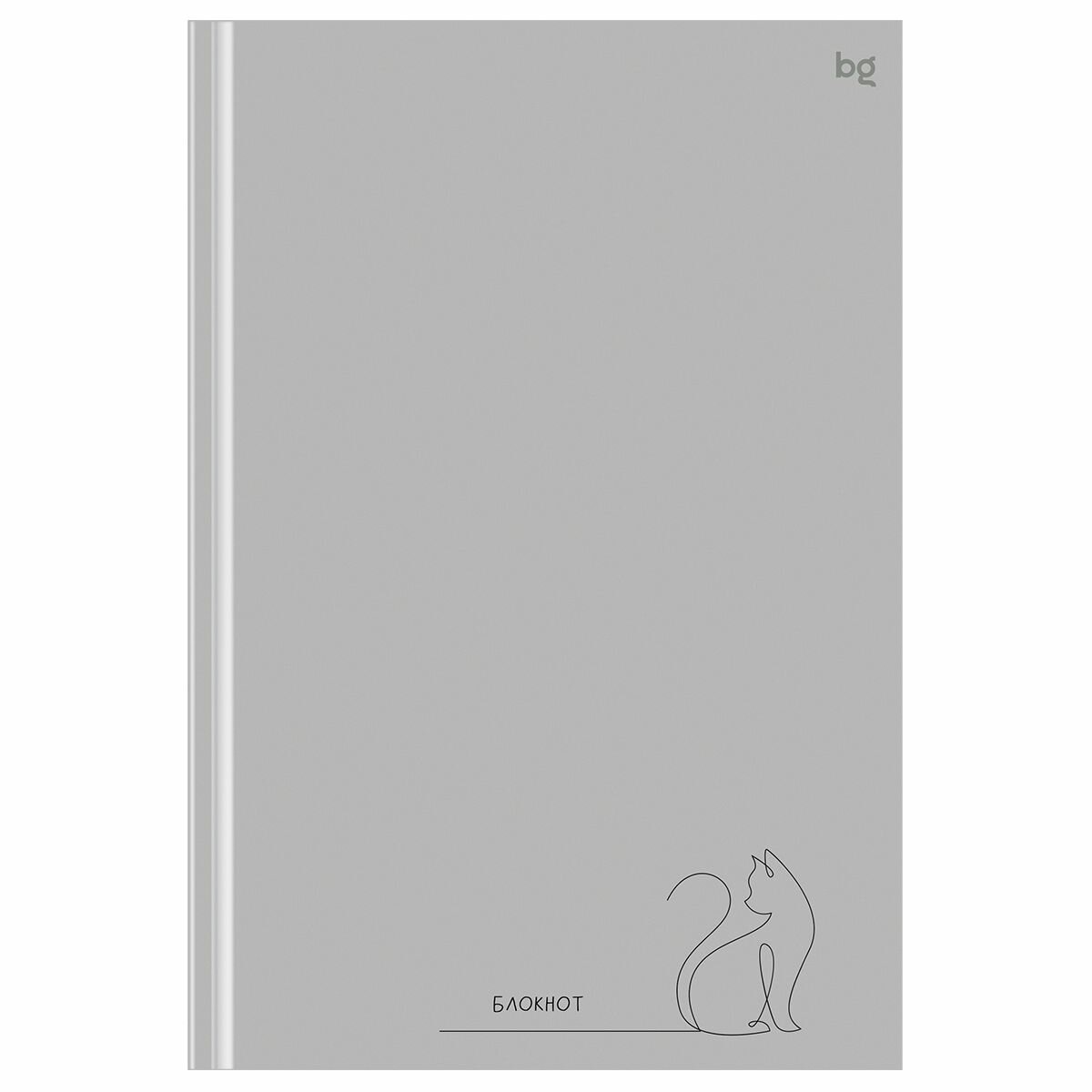 Бизнес-блокнот 80л, А5 BG "В одном движении", клетка, soft-touch ламинация (ББ5т80_лс 57573), 24шт.