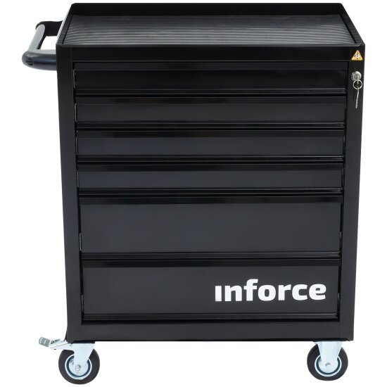 Inforce Инструментальная тележка, 6 ящиков, габариты без упаковки 745х465х825мм 06-01-15