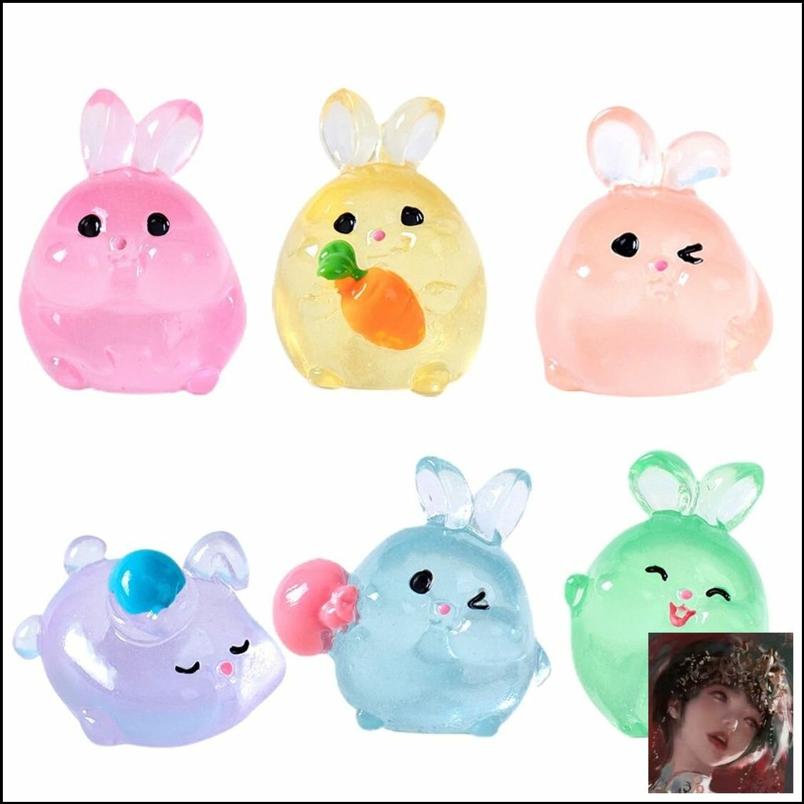 Бусы  Fat Rabbit Mini Glow Set