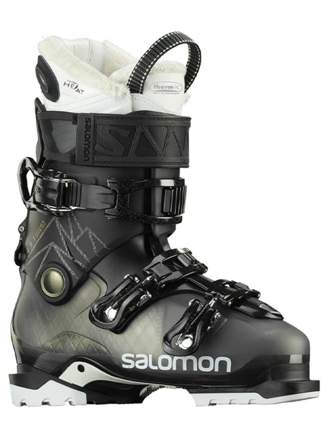 Горнолыжные ботинки Salomon Qst Access 80 CH W Black/Antracite Transluce 20/21 , для женщин , черный