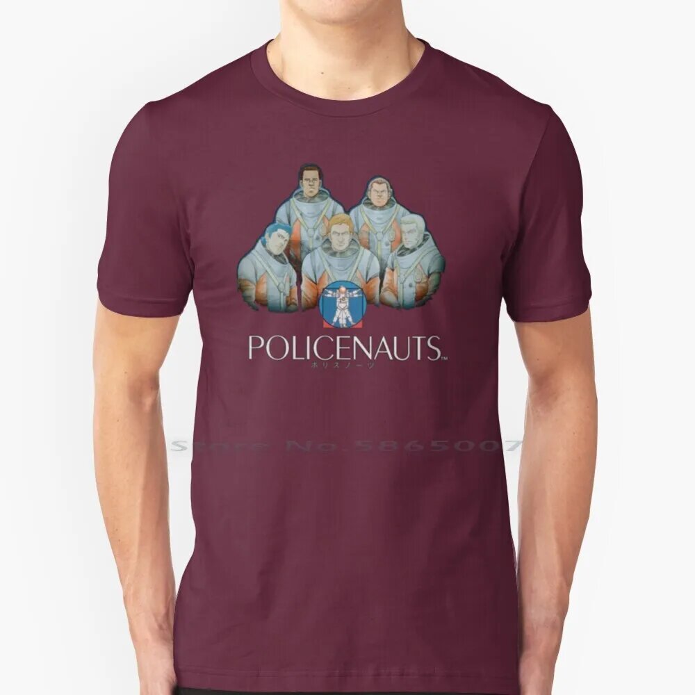 Футболка "Policenauts" MTee-Burgundy, 4XL