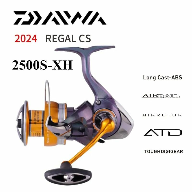 2024 Daiwa REGAL CS LT 2500S-XH 6.2 Прялка металлическая Luya wheel