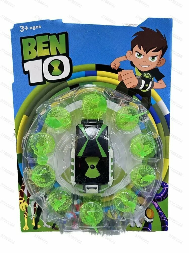 Детские часы-игрушка Ben 10 Светящийся проектор с функцией озвучки