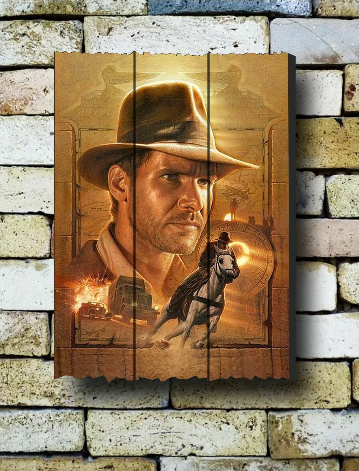 Картина на досках Индиана джонс 4 Indiana Jones Гаррисон Форд