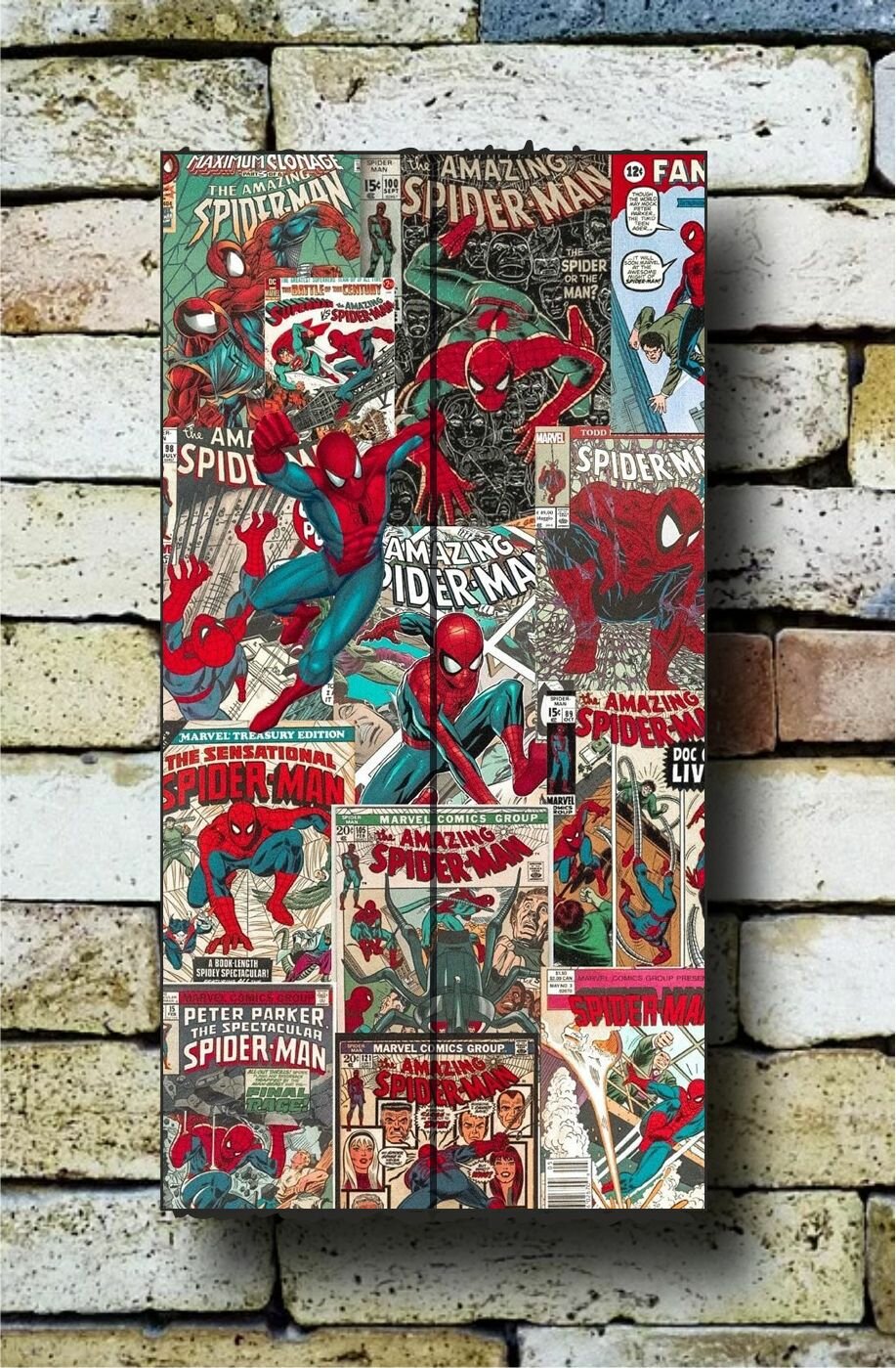 Картина на досках человекпаук 1 человек паук, spiderman