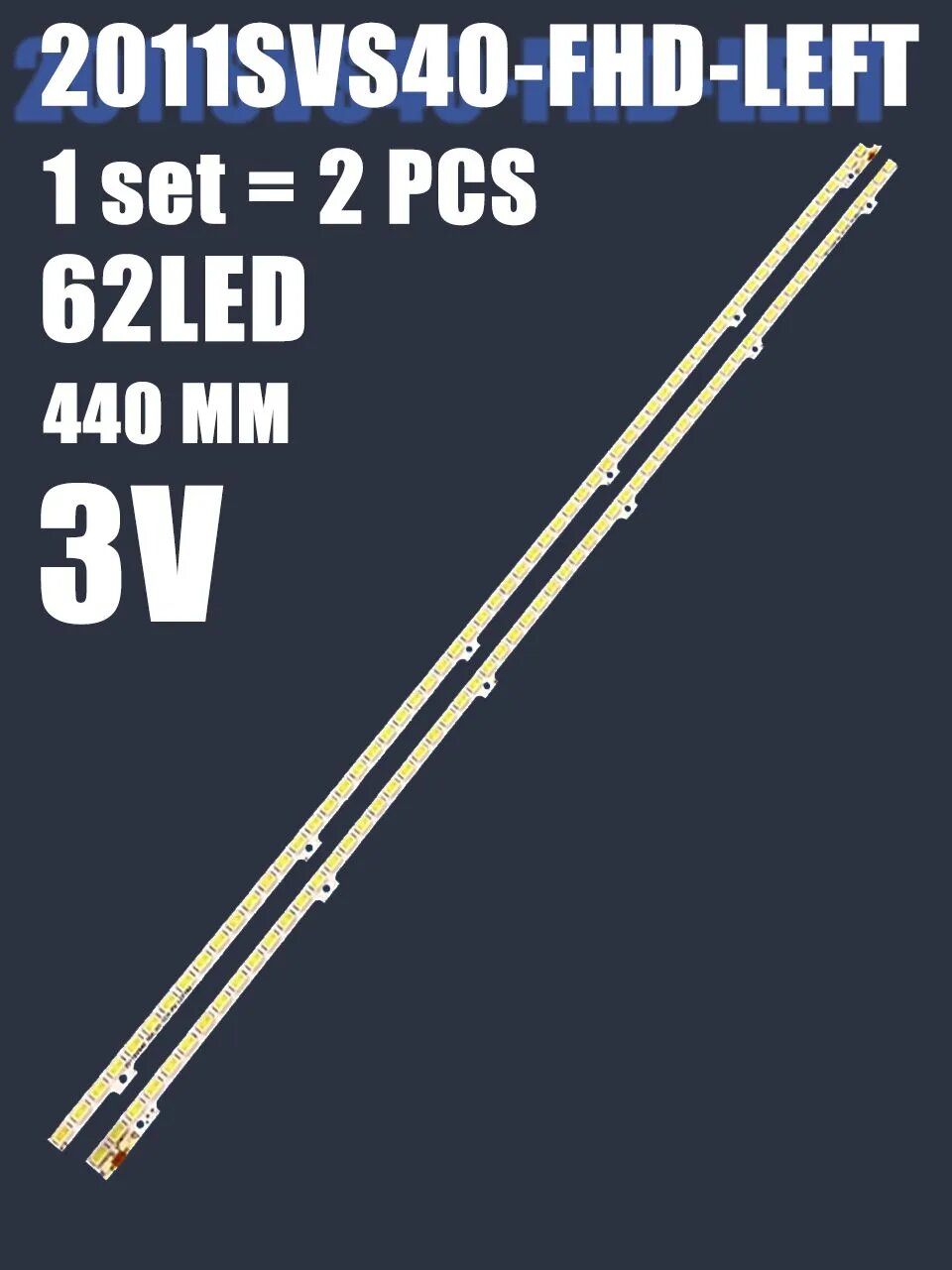 Светодиод для UE40D5000PW UE40D5520RW UE40D6100SW UE40D6510WS LTJ400HM07 LD400BGB BN64-01639A JVG4-400SMA-R1 2011SVS40-FHD-LEFT