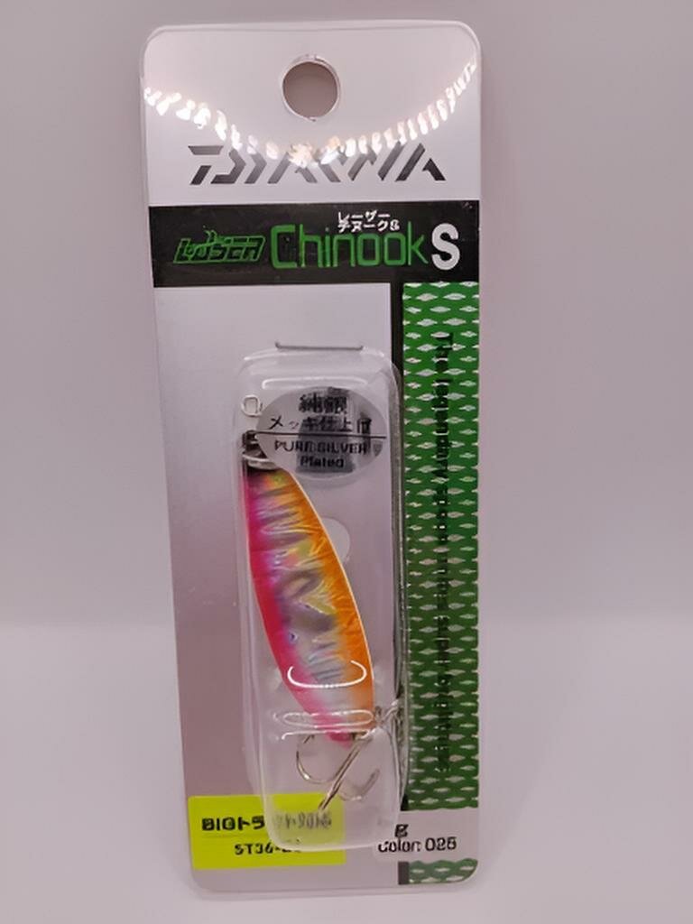 Блесна Daiwa "Chinook", колеблющаяся, для хищника, тройной крючок, 7 г