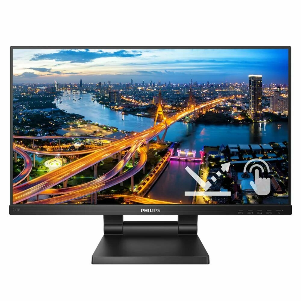 Philips 23.8 Монитор 242B1TC (0001) IPS, 1920x1080, 75 Гц