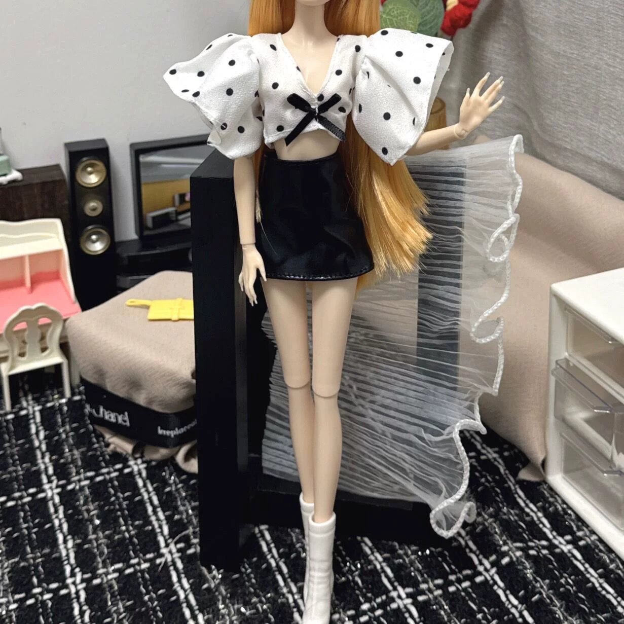 30cm Набор одежды для кукол в масштабе 1/6, одежда для кукол в масштабе 1/6 для детских ролевых игр, полный комплект