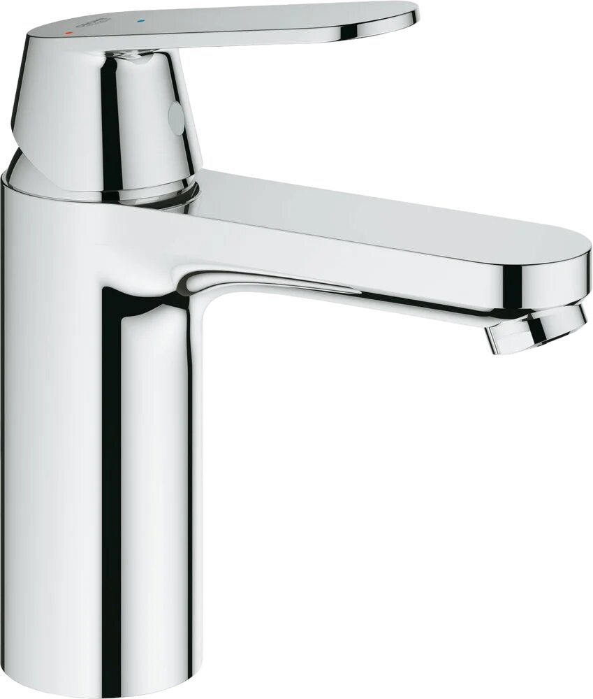 Смеситель для раковины Grohe 2339800E хром, глянцевый, кран для ванной в раковину, из латуни, рычажный, с керамическим картриджем, с функцией экономии расхода