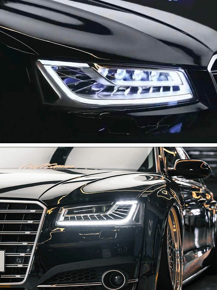 Комплект 2 шт Фары передние тюнинг для Audi A8 2011-2017