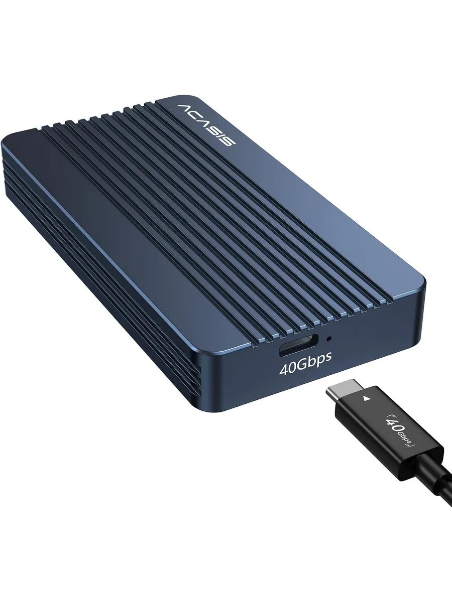 Корпус накопителя ACASIS "TBU405", металлический, интерфейс USB Type-C