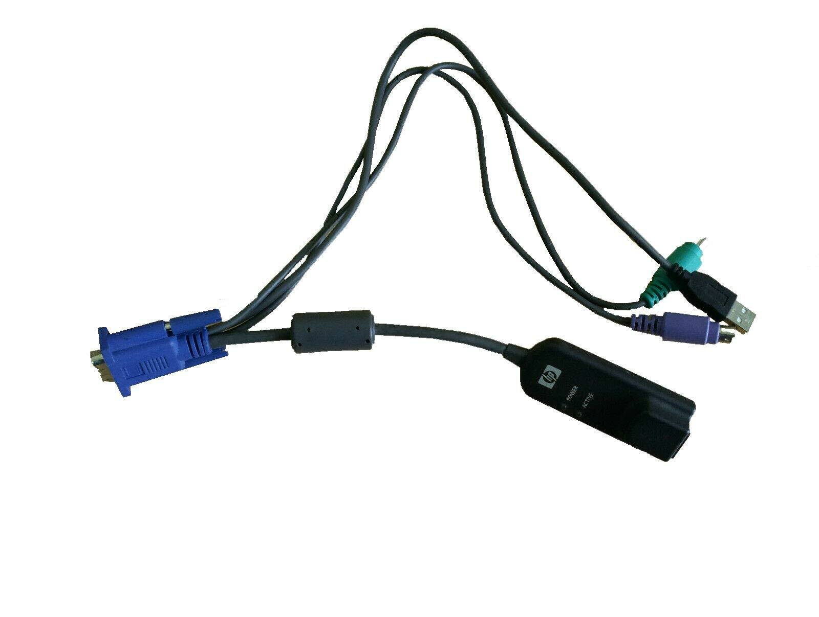 Кабель HP 580649-001 KVM Virtual Media CAC Interface Adapter 520-605-502 RJ45 - Video&2xPS2&1xUSB