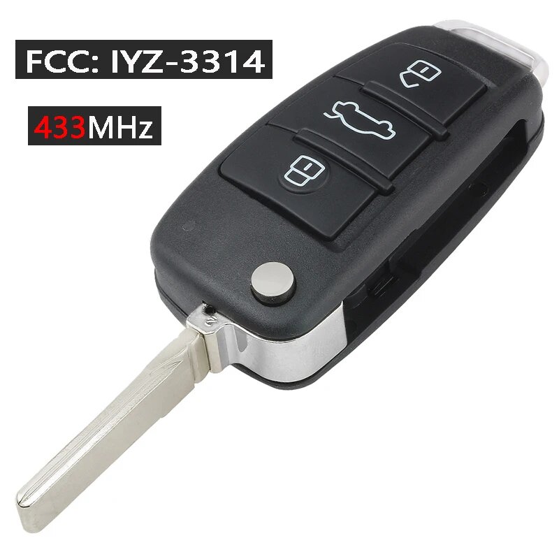 Чип KEYECU 433 МГц 8E Артикул: 4F 0837220 Р 4Ф 0837220 М 4Ф 0837220 T 1 Piece, Remote Key -433MHz
