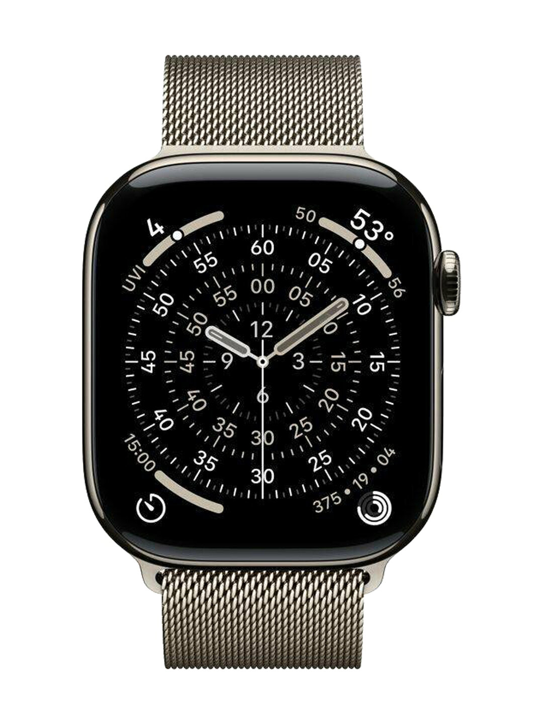 Смарт часы Apple Watch S11 (2025) 46 мм Natural Titanium Case GPS, Milanese Loop (M/L)