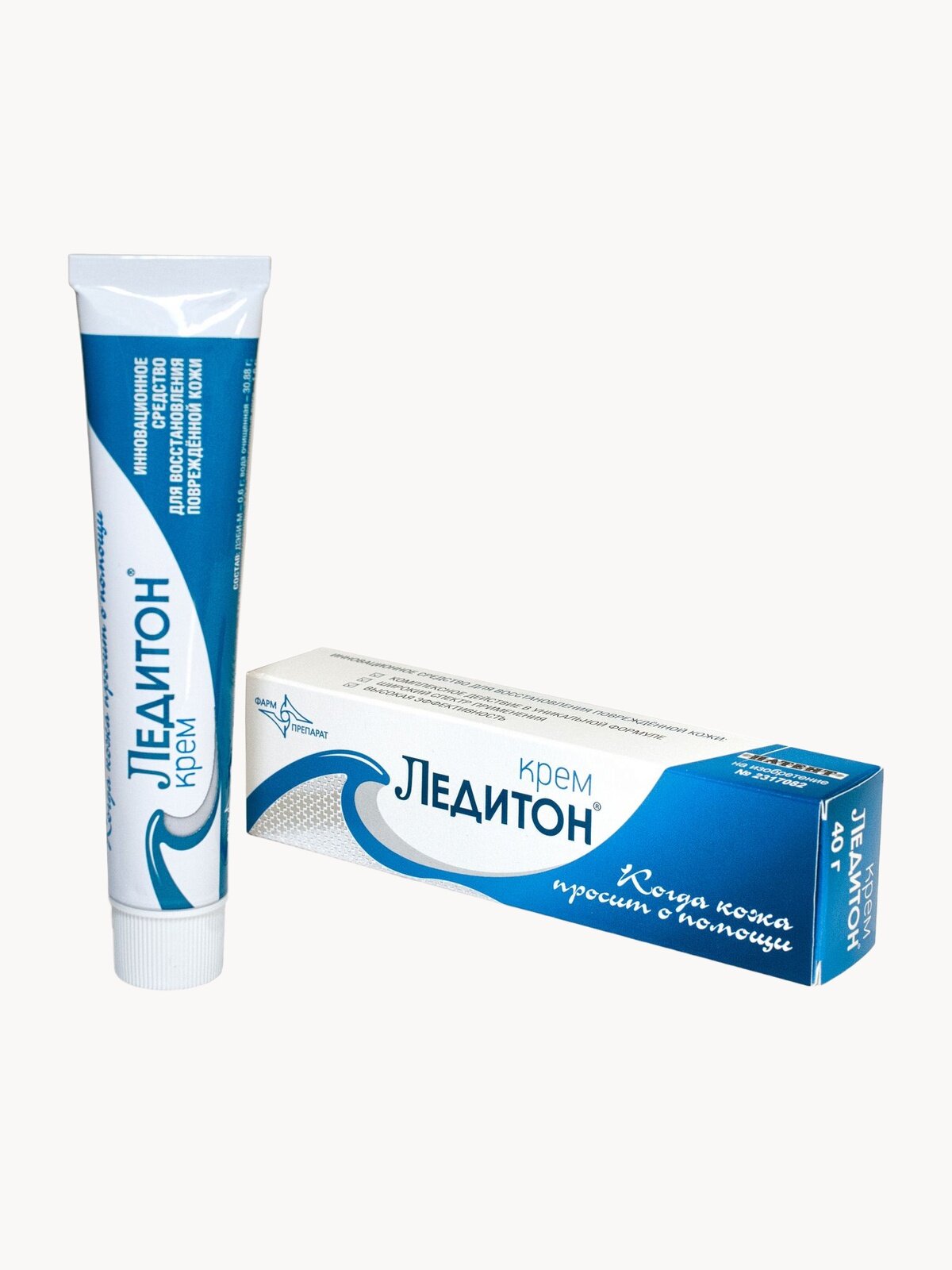 Восстанавливающий крем ледитон для поврежденной кожи