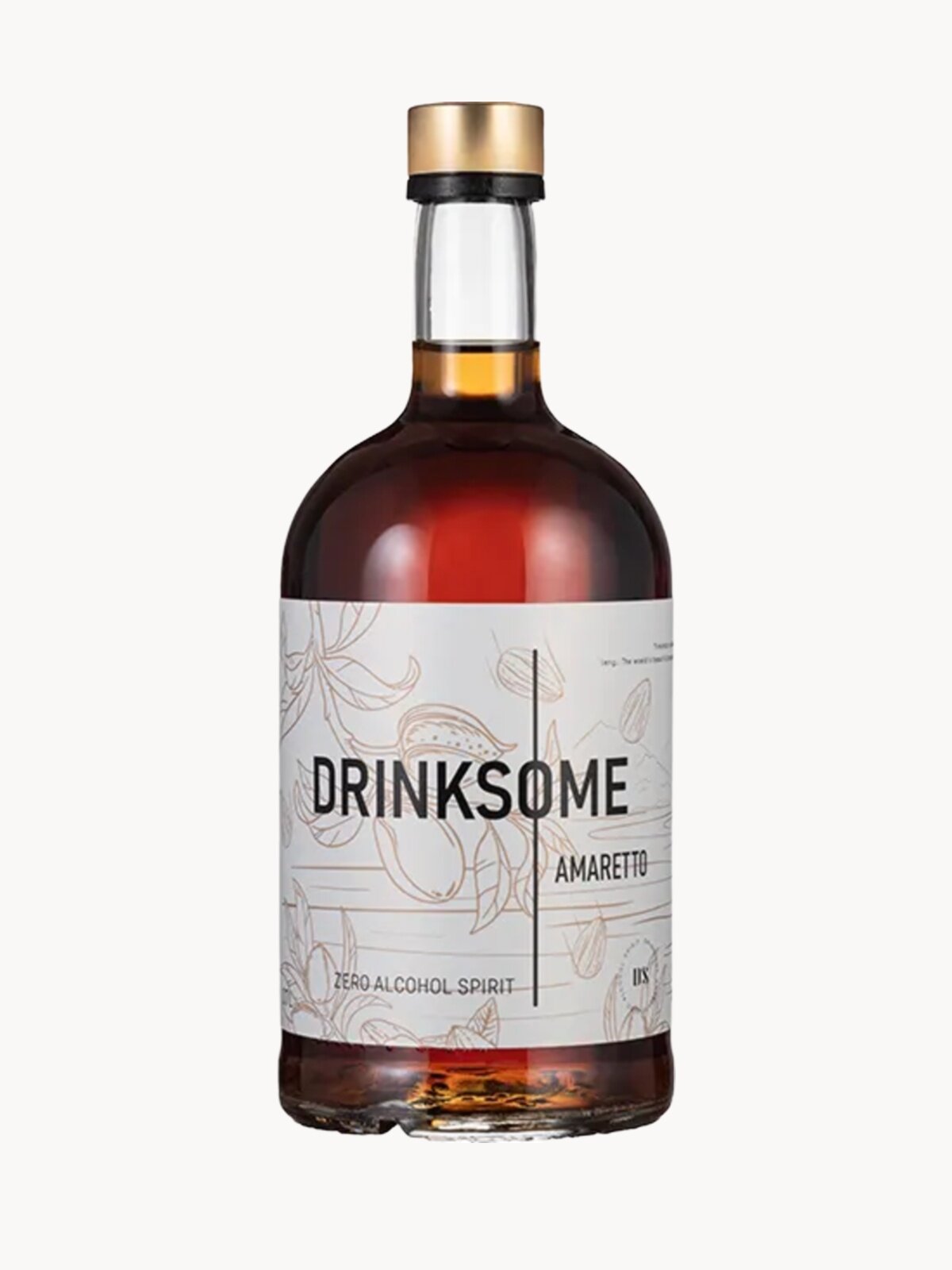 Ликер Amaretto (Амаретто) безалкогольный основа для коктейлей Drinksome, 700 мл
