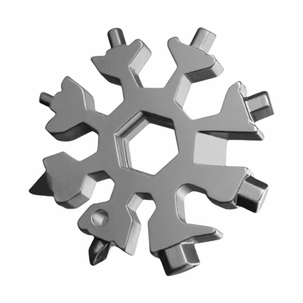 18-в-1 Многофункциональный инструмент "Снежинка", Silver