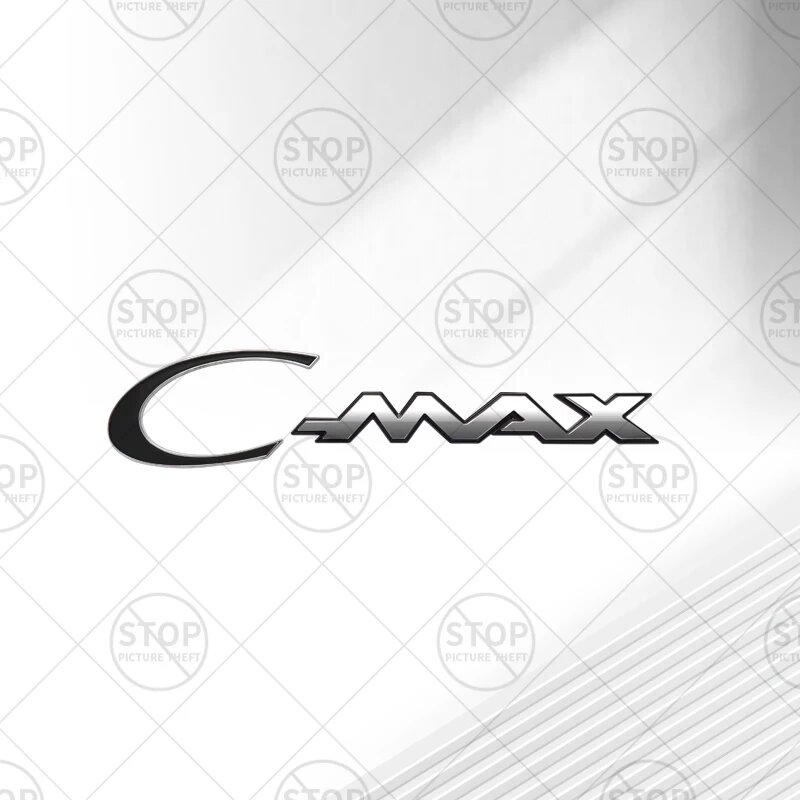 Автомобильная наклейка для S-MAX C-MAX Logo ST Line MPV, красочная 3D наклейка, украшение кузова, значок, эмблема заднего багажника, декоративные аксессуары For C-MAX Emblem