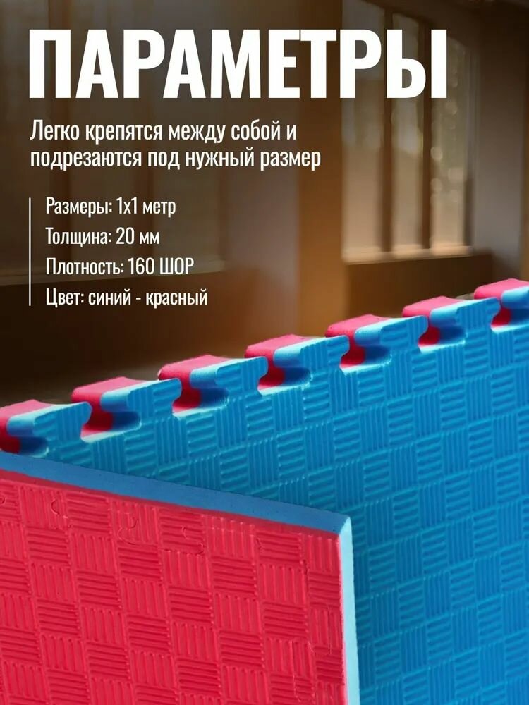 Будо маты 100x100x20мм