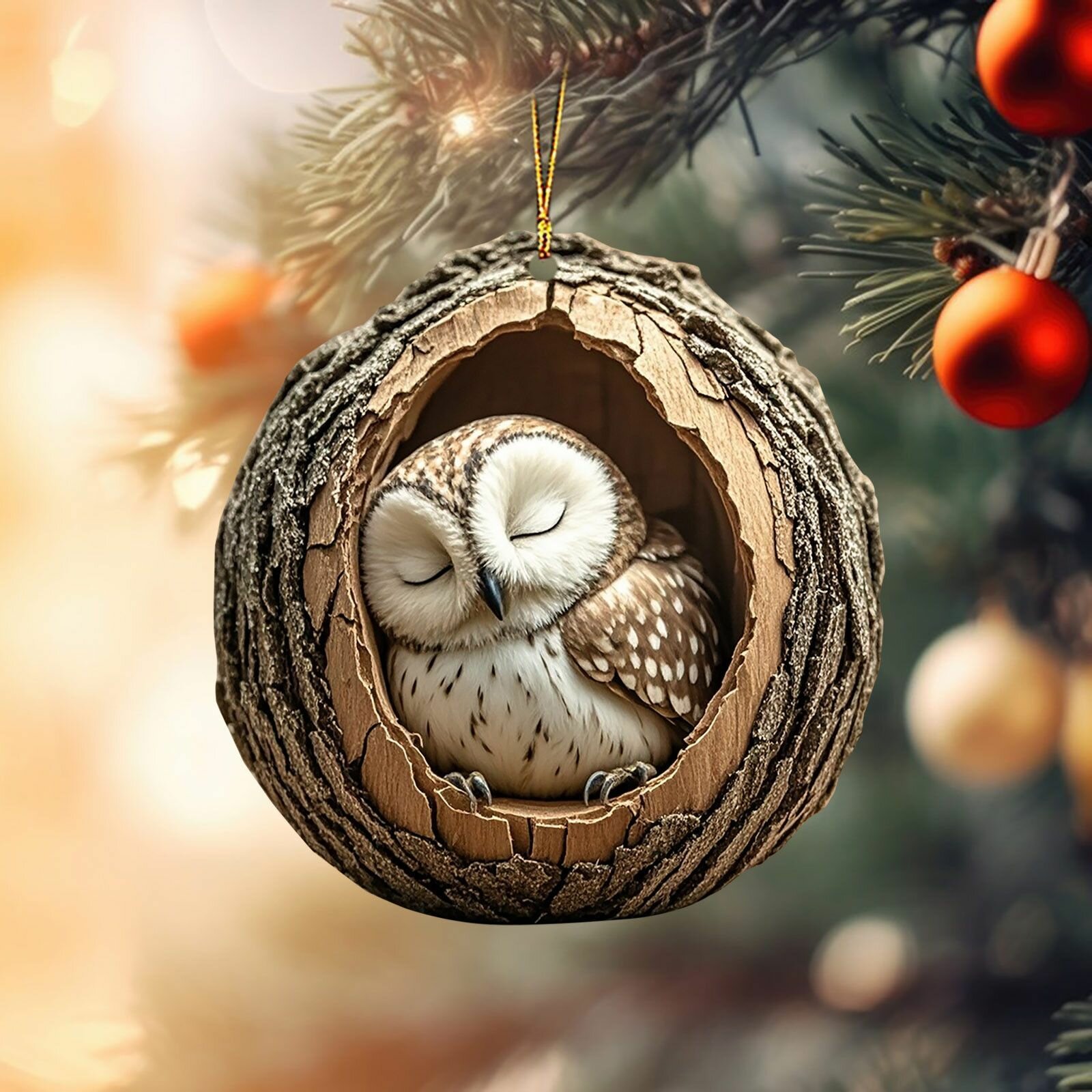 Акриловые украшения для елки с животными праздничный декор для любителей природы и уюта