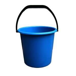 Ведро техническое Иланпласт, 10 л, круглое, без крышки, пластик, синее