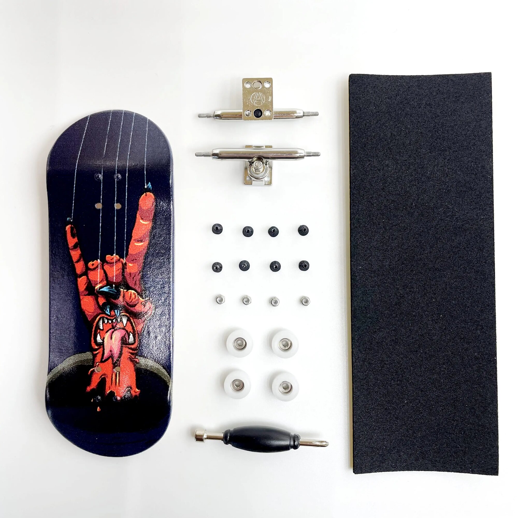 Профессиональный фингерборд из дерева 34 мм Черный, Rock