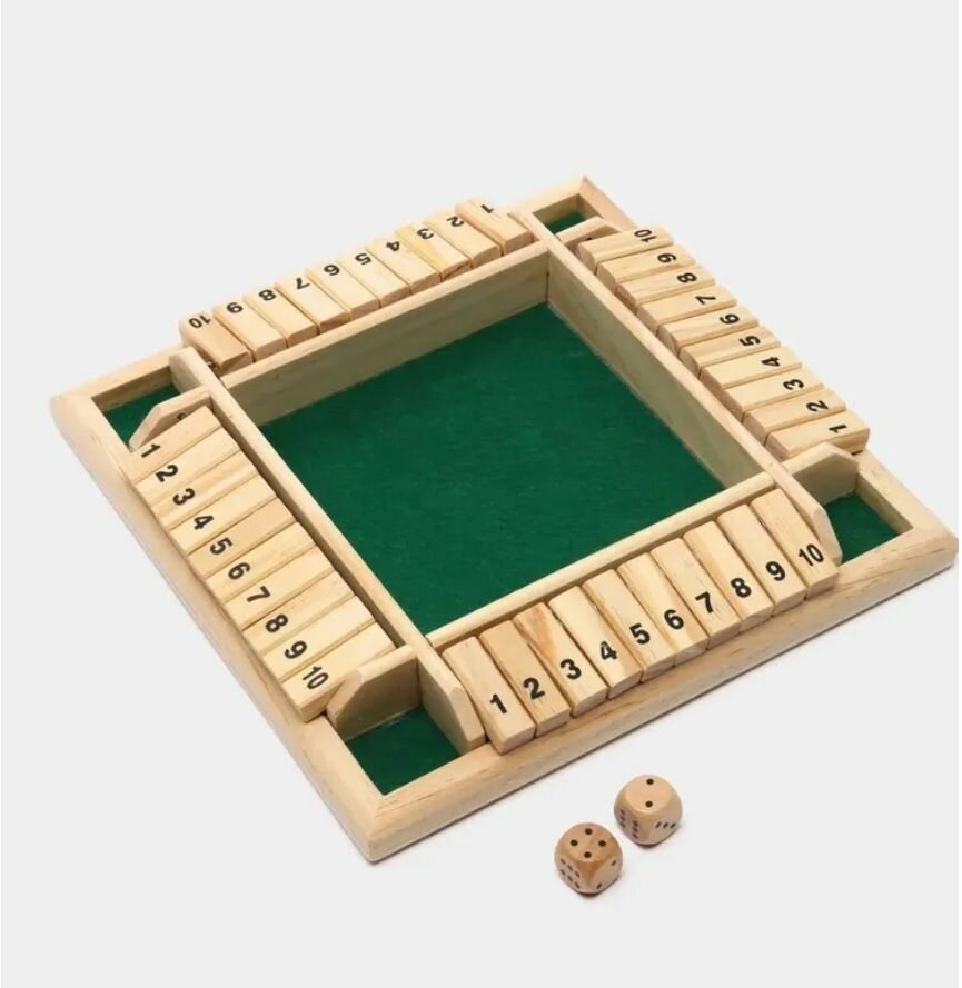 Настольная игра "Закрой коробку", составление поля, для семьи