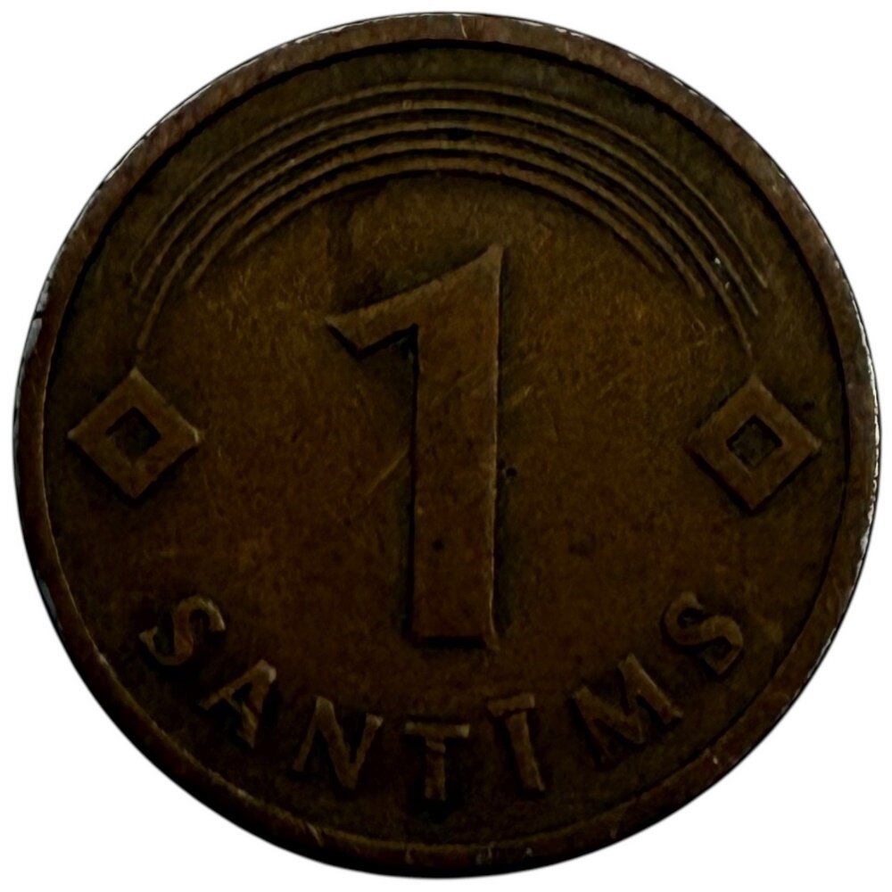 Латвия 1 сантим 1992 г.