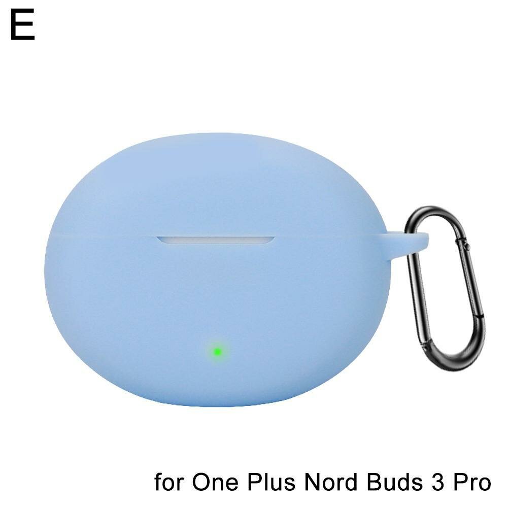 Силиконовый однотонный пылезащитный чехол для беспроводных наушников OnePlus Nord Buds 3 Pro