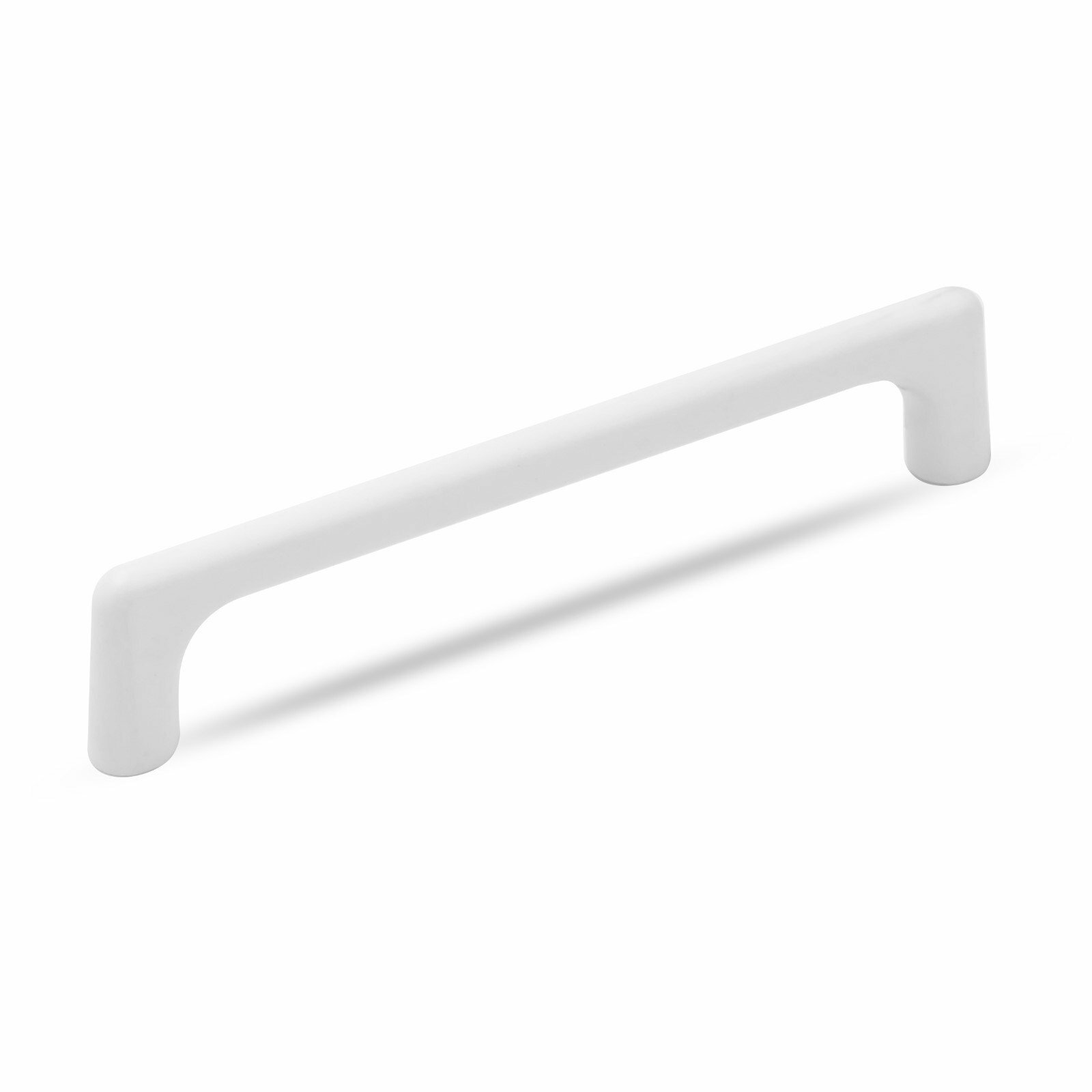 Ручка-скоба PK109, м/о 96 мм, пластик, цвет белый, цвет: белый