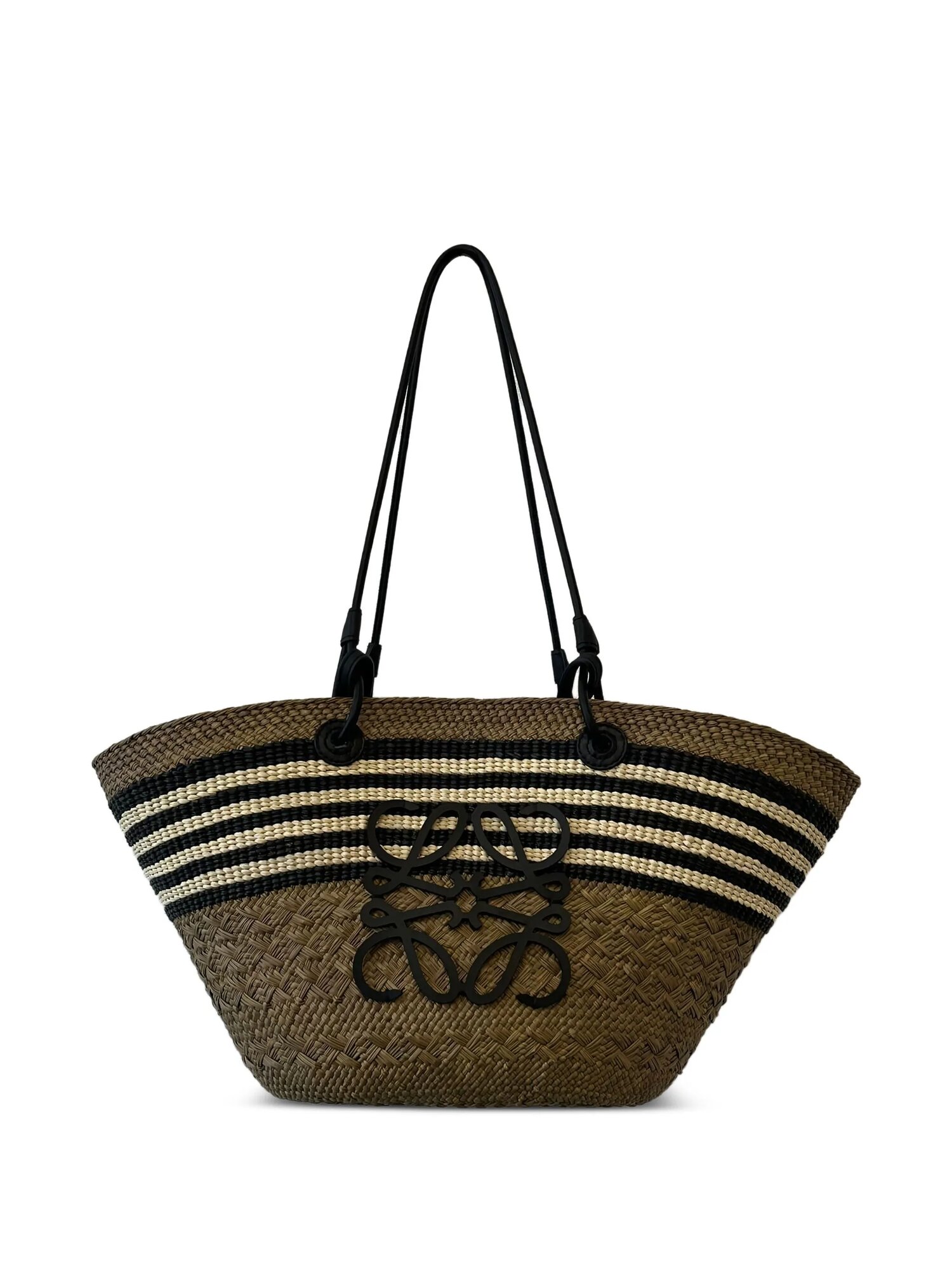 Сумка Striped anagram basket bag