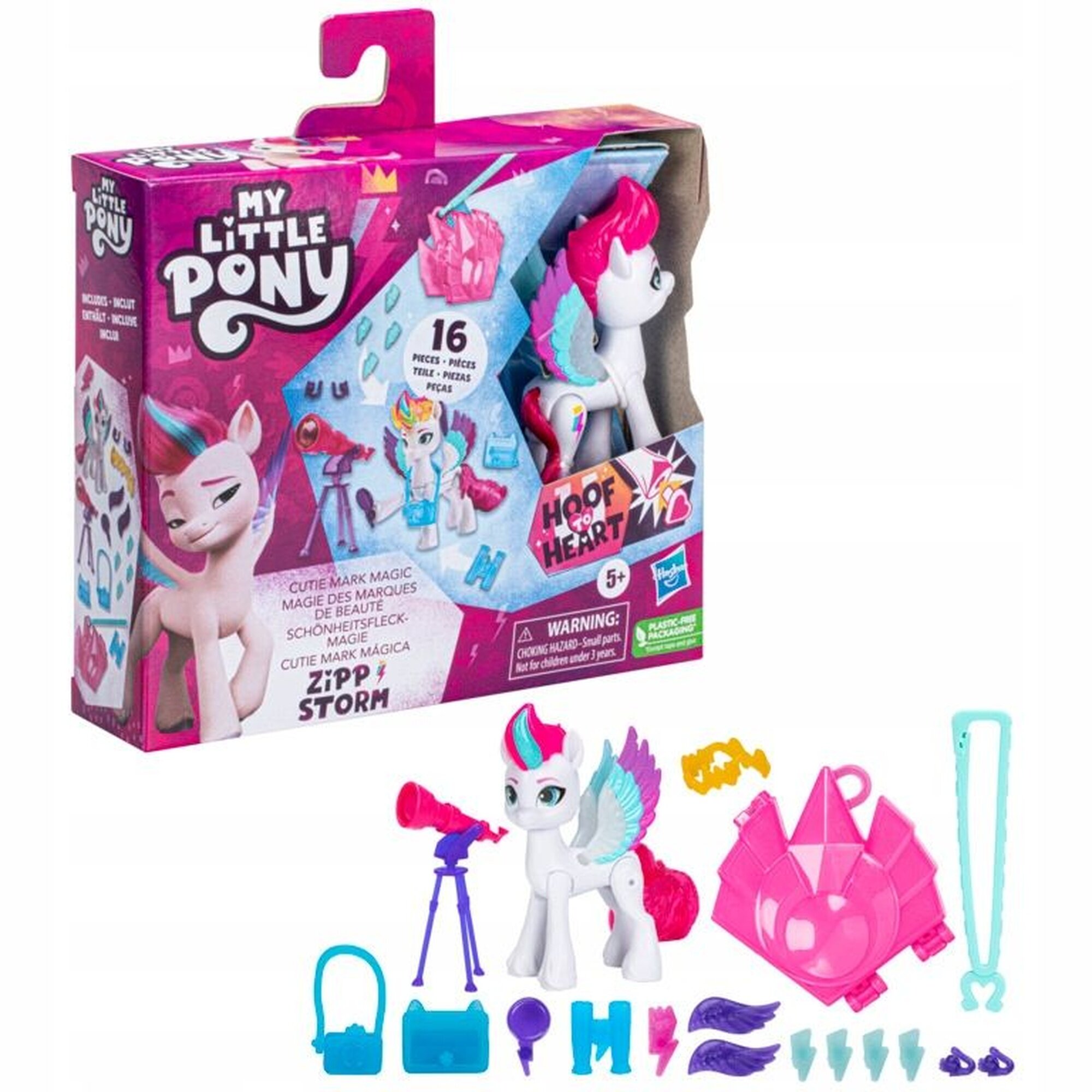 Фигурки My Little Pony Базовая пони с аксессуарами Zipp Storm F5249