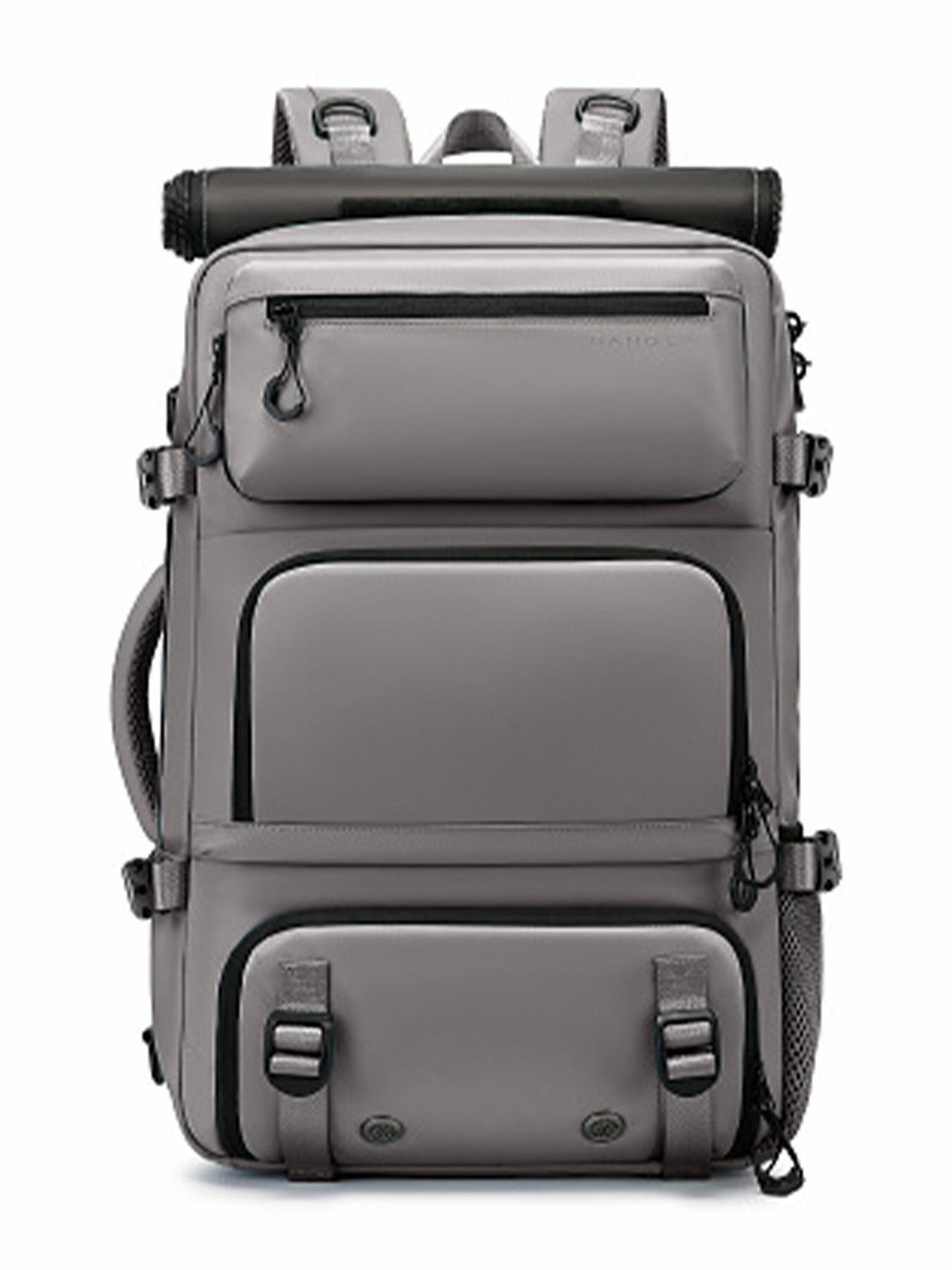 Сумка-рюкзак 3 в 1 серая: для командировок, вахты, дальних поездок