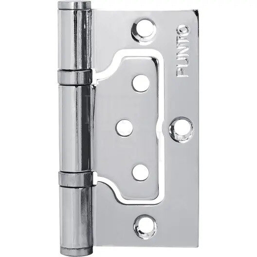 Петля Punto (Пунто) универсальная без врезки IN3200W (200-2B 75x25) хром