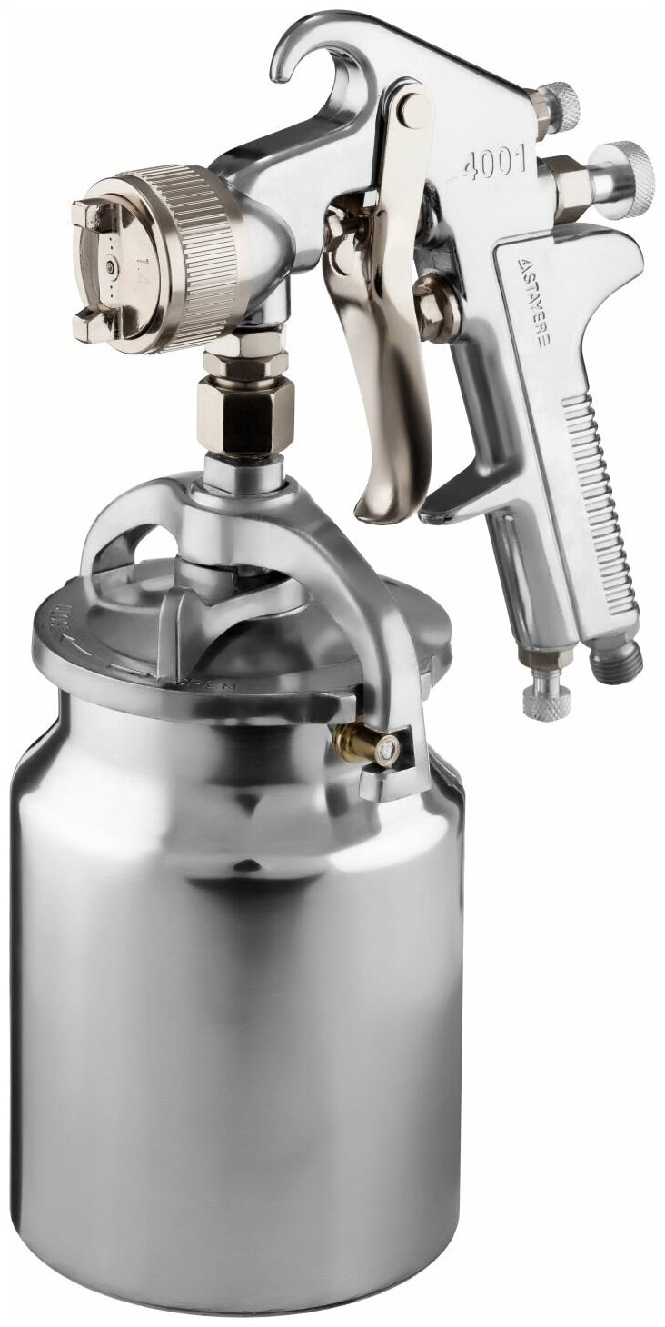 Пневматический краскопульт с нижним бачком STAYER AirPro S EA 1.4 мм 06477-1.4