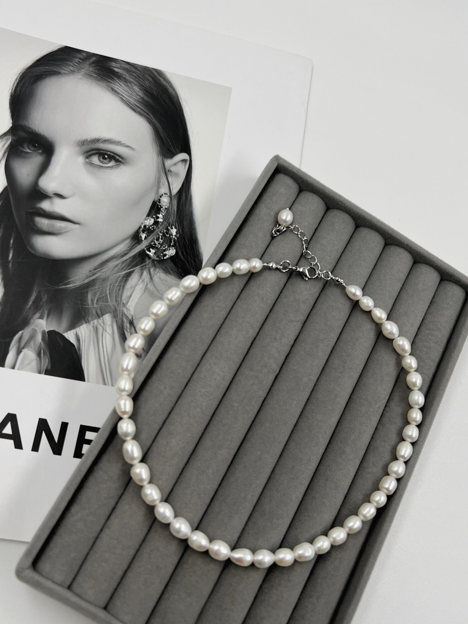 Колье, жемчуг пресноводный