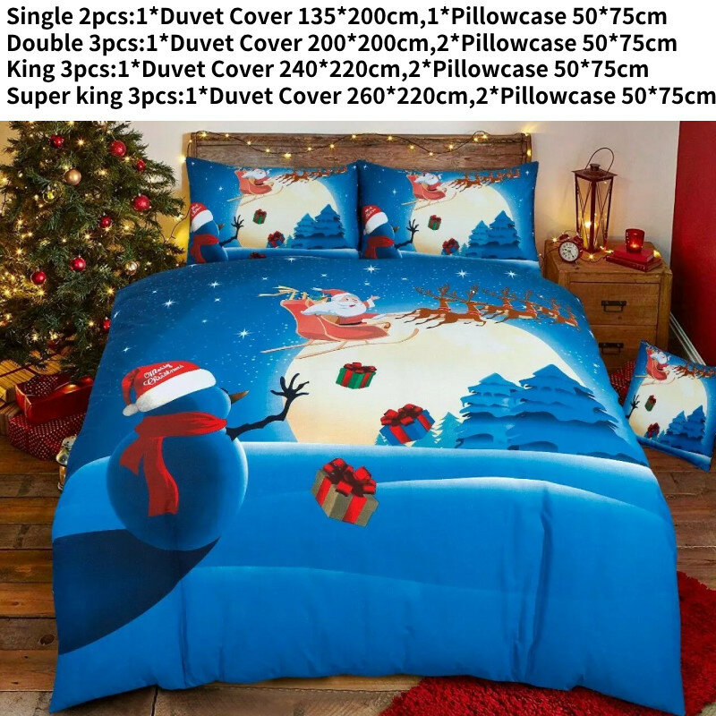 Набор постельного белья мягкий и уютный три предмета с цифровым рисунком мультфильм аниме дизайн для стильных спален стиль 1