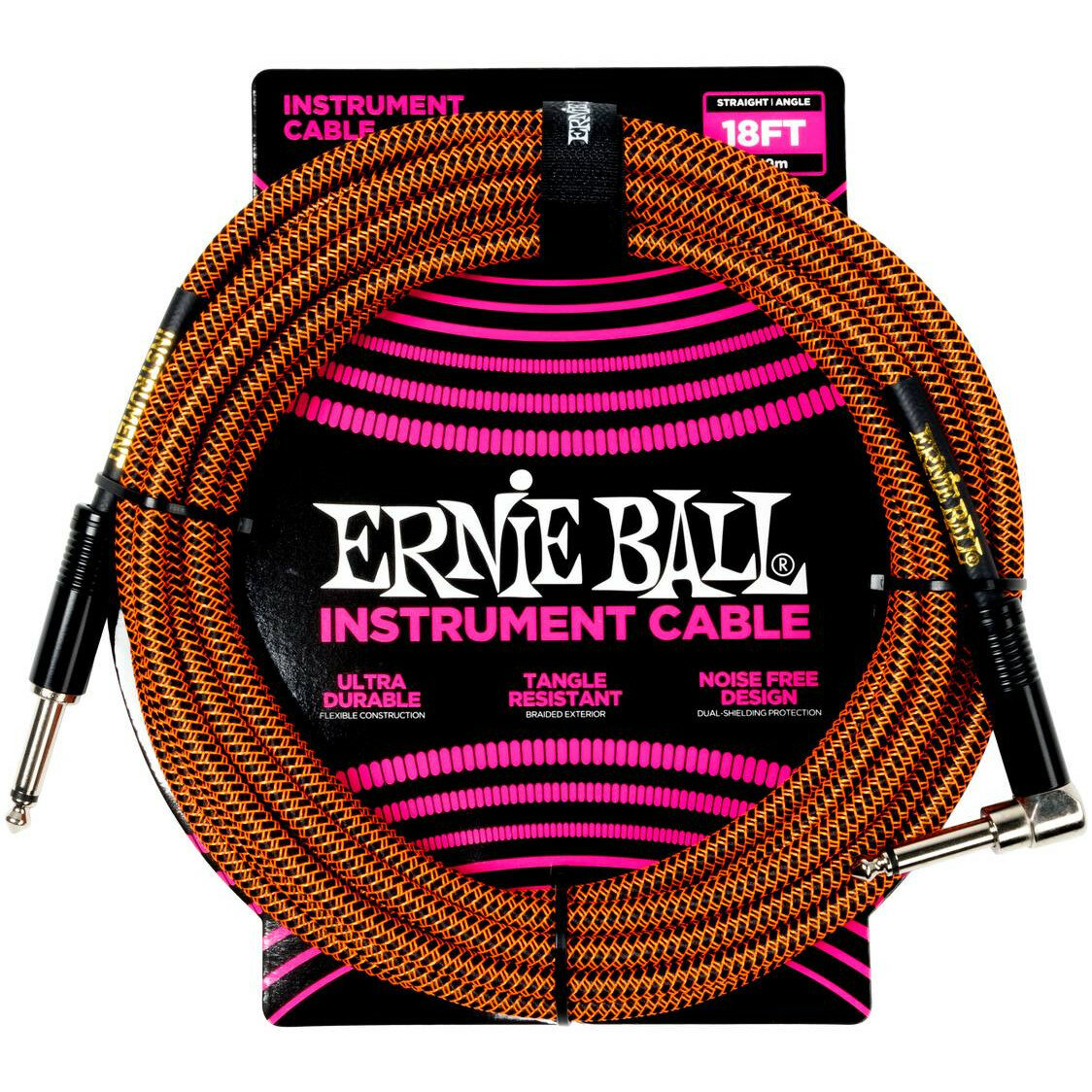 ERNIE BALL 6471, 5.49м - Инструментальный кабель