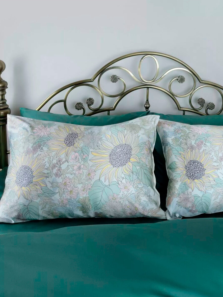 Наволочка Mollen Донская степь 60% хлопок 400ТС; 40% шелк 22 момми